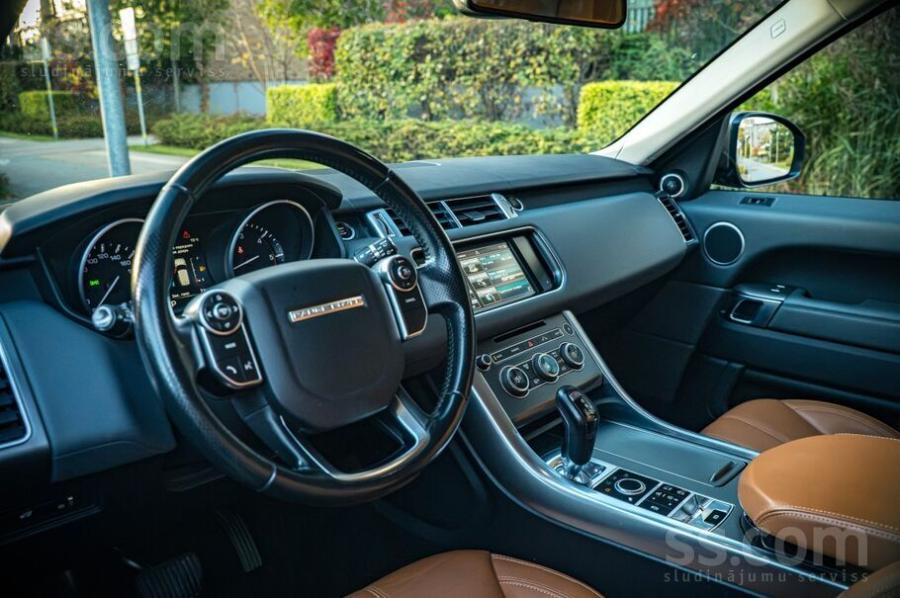 Brūns Land Rover Range Rover Sport 2014 Rīga, ar dzinēja tilpumu 3.00 L un nobraukumu 170 tūkst. km par 13990 €, foto 10 vietnē AUTOMOTO.COM.LV