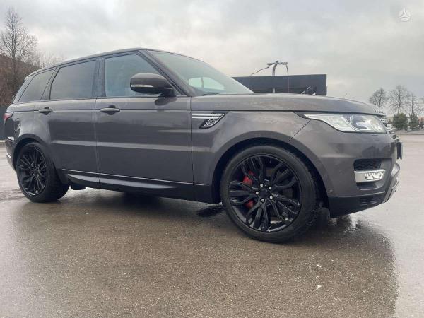 Brown Land Rover Range Rover Sport 2017 in Kaunas, with an engine capacity of 3.00 L and mileage of 210 thousand km for 17800 €, photo 4 on AUTOMOTO.COM.LV
