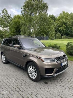 Brūns Land Rover Range Rover Sport 2018 Viļņa, ar dzinēja tilpumu 2.99 L un nobraukumu 187 tūkst. km par 24900 €, foto  vietnē AUTOMOTO.COM.LV