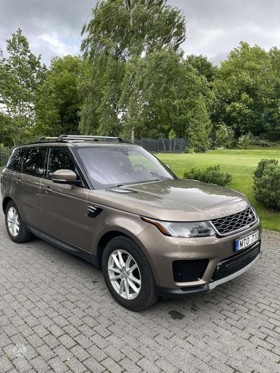 Brūns Land Rover Range Rover Sport 2018 Viļņa, ar dzinēja tilpumu 2.99 L un nobraukumu 187 tūkst. km par 24900 €, foto 1 vietnē AUTOMOTO.COM.LV