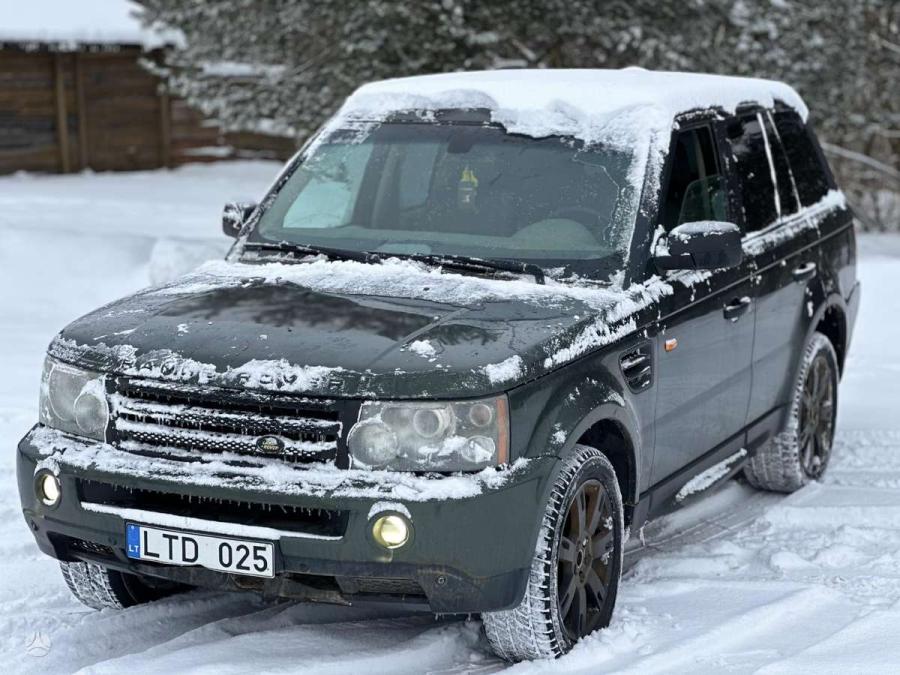 Green Land Rover Range Rover Sport 2008 in Vilnius, with an engine capacity of 3.63 L and mileage of 420 thousand km for 2650 €, photo 4 on AUTOMOTO.COM.LV