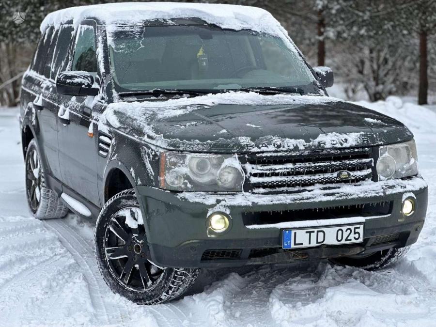 Green Land Rover Range Rover Sport 2008 in Vilnius, with an engine capacity of 3.63 L and mileage of 420 thousand km for 2650 €, photo 6 on AUTOMOTO.COM.LV