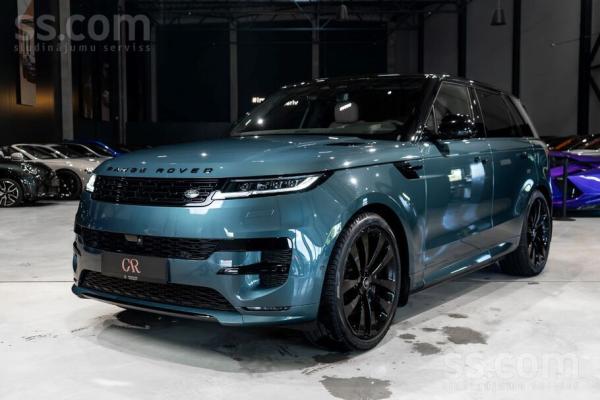 Zaļš Land Rover Range Rover Sport 2023 Rīga, ar dzinēja tilpumu 3.00 L un nobraukumu 21 tūkst. km par 89000 €, foto 1 vietnē AUTOMOTO.COM.LV