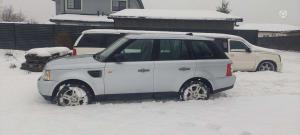Pelēks Land Rover Range Rover Sport 2006 Viļņa, ar dzinēja tilpumu 2.70 L un nobraukumu 270 tūkst. km par 4600 €, foto  vietnē AUTOMOTO.COM.LV