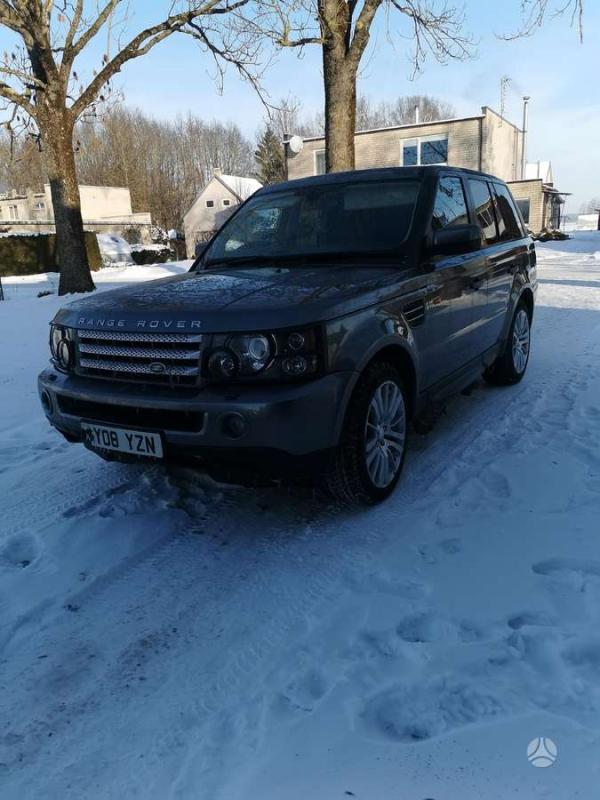 Grey Land Rover Range Rover Sport 2009 in Marijampole, with an engine capacity of 2.72 L and mileage of 130 thousand km for 2200 €, photo 2 on AUTOMOTO.COM.LV