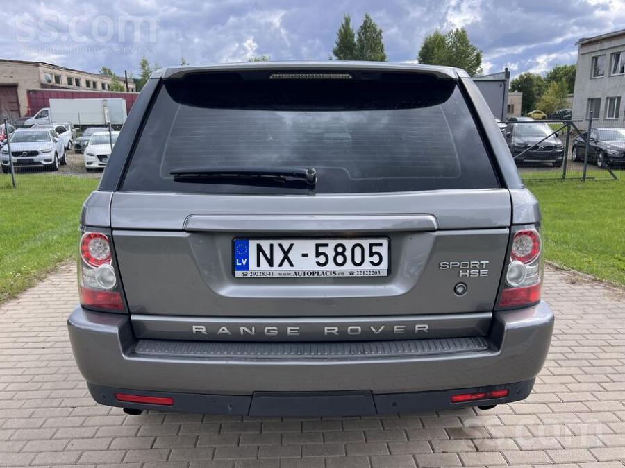 Grey Land Rover Range Rover Sport 2010 in Limbazi, with an engine capacity of 3.00 L and mileage of 364 thousand km for 7550 €, photo 6 on AUTOMOTO.COM.LV