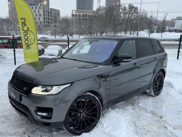 Pelēks Land Rover Range Rover Sport 2013 Viļņa, ar dzinēja tilpumu 2.99 L un nobraukumu 232 tūkst. km par 18500 €, foto 1 vietnē AUTOMOTO.COM.LV