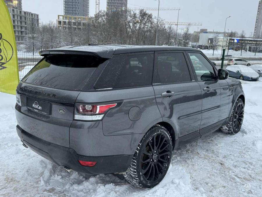 Pelēks Land Rover Range Rover Sport 2013 Viļņa, ar dzinēja tilpumu 2.99 L un nobraukumu 232 tūkst. km par 18500 €, foto 5 vietnē AUTOMOTO.COM.LV