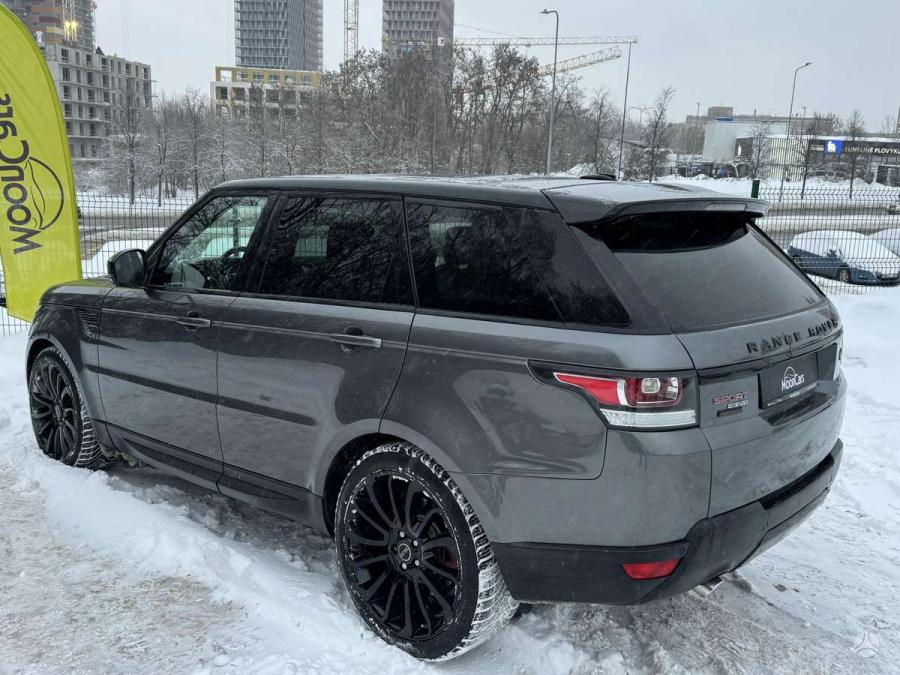 Pelēks Land Rover Range Rover Sport 2013 Viļņa, ar dzinēja tilpumu 2.99 L un nobraukumu 232 tūkst. km par 18500 €, foto 7 vietnē AUTOMOTO.COM.LV