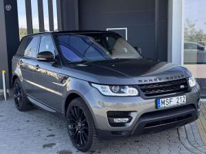 Pelēks Land Rover Range Rover Sport 2013 Viļņa, ar dzinēja tilpumu 2.99 L un nobraukumu 231 tūkst. km par 15999 €, foto 1 vietnē AUTOMOTO.COM.LV