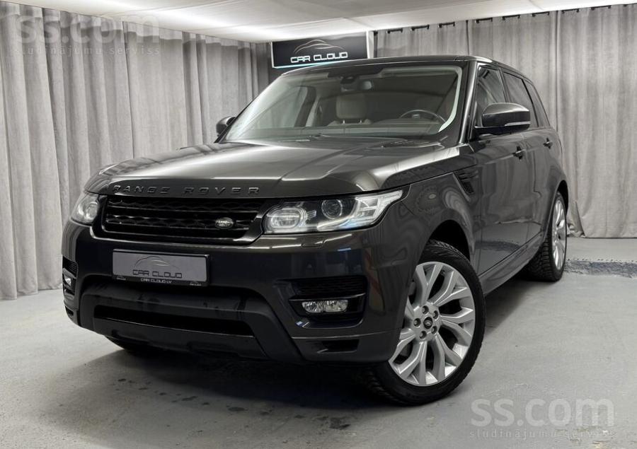 Pelēks Land Rover Range Rover Sport 2014 Rīga, ar dzinēja tilpumu 3.00 L un nobraukumu 187 tūkst. km par 13990 €, foto 1 vietnē AUTOMOTO.COM.LV