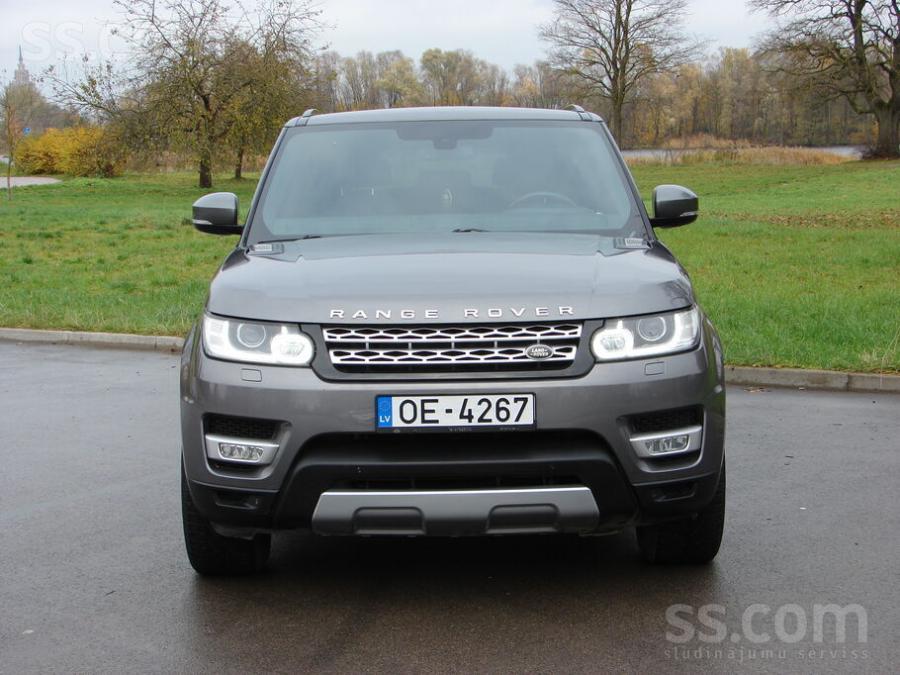 Grey Land Rover Range Rover Sport 2014 in Riga, with an engine capacity of 3.00 L and mileage of 0 thousand km for 16450 €, photo 2 on AUTOMOTO.COM.LV