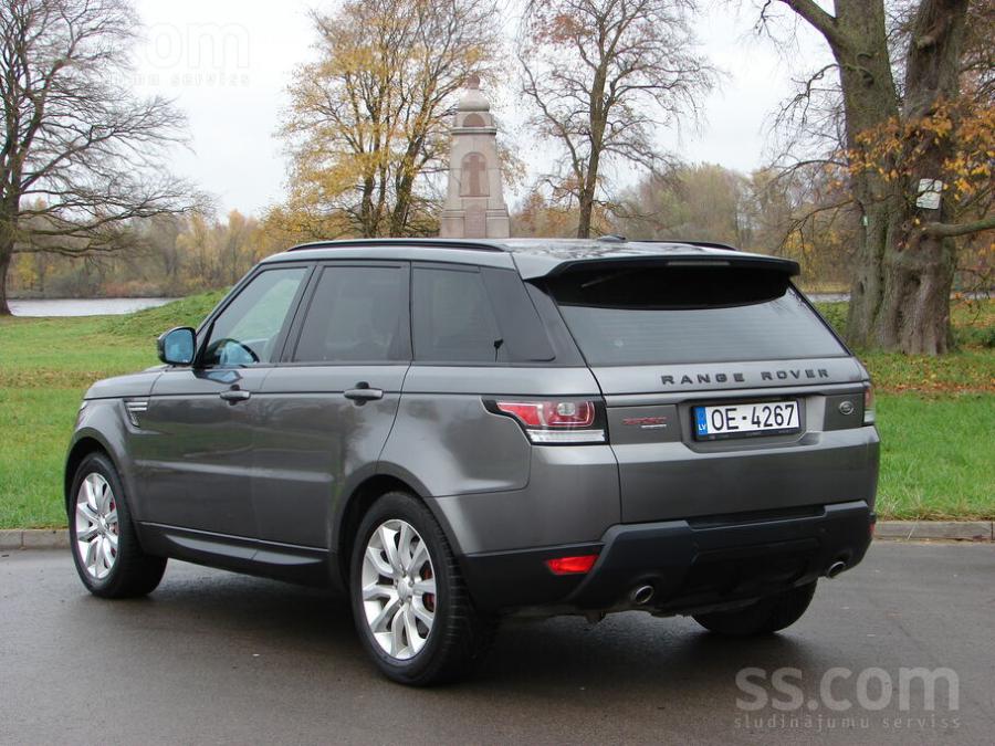 Grey Land Rover Range Rover Sport 2014 in Riga, with an engine capacity of 3.00 L and mileage of 0 thousand km for 16450 €, photo 4 on AUTOMOTO.COM.LV