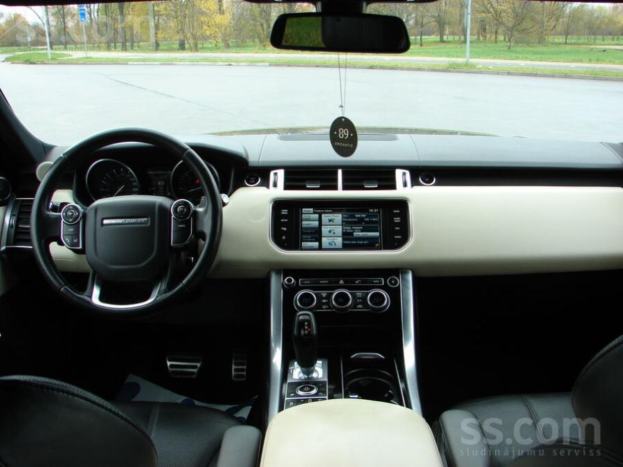 Grey Land Rover Range Rover Sport 2014 in Riga, with an engine capacity of 3.00 L and mileage of 0 thousand km for 16450 €, photo 15 on AUTOMOTO.COM.LV