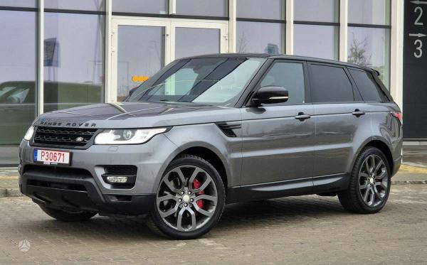 Pelēks Land Rover Range Rover Sport 2014 Viļņa, ar dzinēja tilpumu 2.99 L un nobraukumu 203 tūkst. km par 14950 €, foto 2 vietnē AUTOMOTO.COM.LV