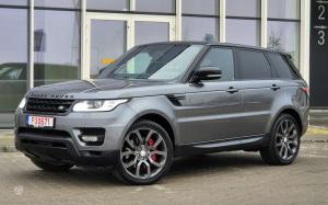 Pelēks Land Rover Range Rover Sport 2014 Viļņa, ar dzinēja tilpumu 2.99 L un nobraukumu 203 tūkst. km par 14950 €, foto 2 vietnē AUTOMOTO.COM.LV