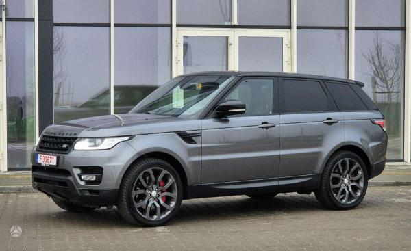 Pelēks Land Rover Range Rover Sport 2014 Viļņa, ar dzinēja tilpumu 2.99 L un nobraukumu 203 tūkst. km par 14950 €, foto 3 vietnē AUTOMOTO.COM.LV