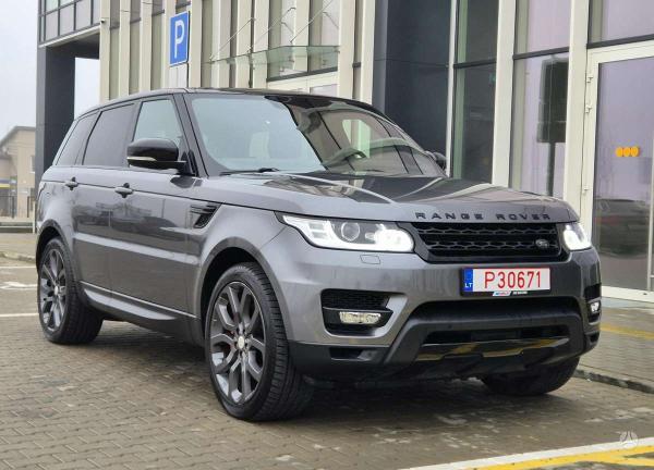 Pelēks Land Rover Range Rover Sport 2014 Viļņa, ar dzinēja tilpumu 2.99 L un nobraukumu 203 tūkst. km par 14950 €, foto 6 vietnē AUTOMOTO.COM.LV