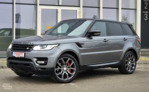 Pelēks Land Rover Range Rover Sport 2014 Viļņa, ar dzinēja tilpumu 3.00 L un nobraukumu 203 tūkst. km par 14950 €, foto 2 vietnē AUTOMOTO.COM.LV
