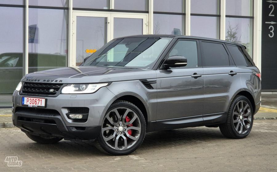 Pelēks Land Rover Range Rover Sport 2014 Viļņa, ar dzinēja tilpumu 3.00 L un nobraukumu 203 tūkst. km par 14950 €, foto 2 vietnē AUTOMOTO.COM.LV