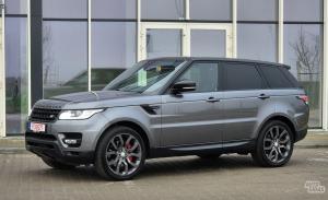 Pelēks Land Rover Range Rover Sport 2014 Viļņa, ar dzinēja tilpumu 3.00 L un nobraukumu 203 tūkst. km par 14950 €, foto 3 vietnē AUTOMOTO.COM.LV