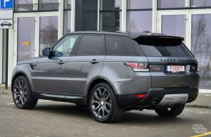 Pelēks Land Rover Range Rover Sport 2014 Viļņa, ar dzinēja tilpumu 3.00 L un nobraukumu 203 tūkst. km par 14950 €, foto 4 vietnē AUTOMOTO.COM.LV