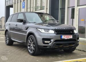 Pelēks Land Rover Range Rover Sport 2014 Viļņa, ar dzinēja tilpumu 3.00 L un nobraukumu 203 tūkst. km par 14950 €, foto 6 vietnē AUTOMOTO.COM.LV
