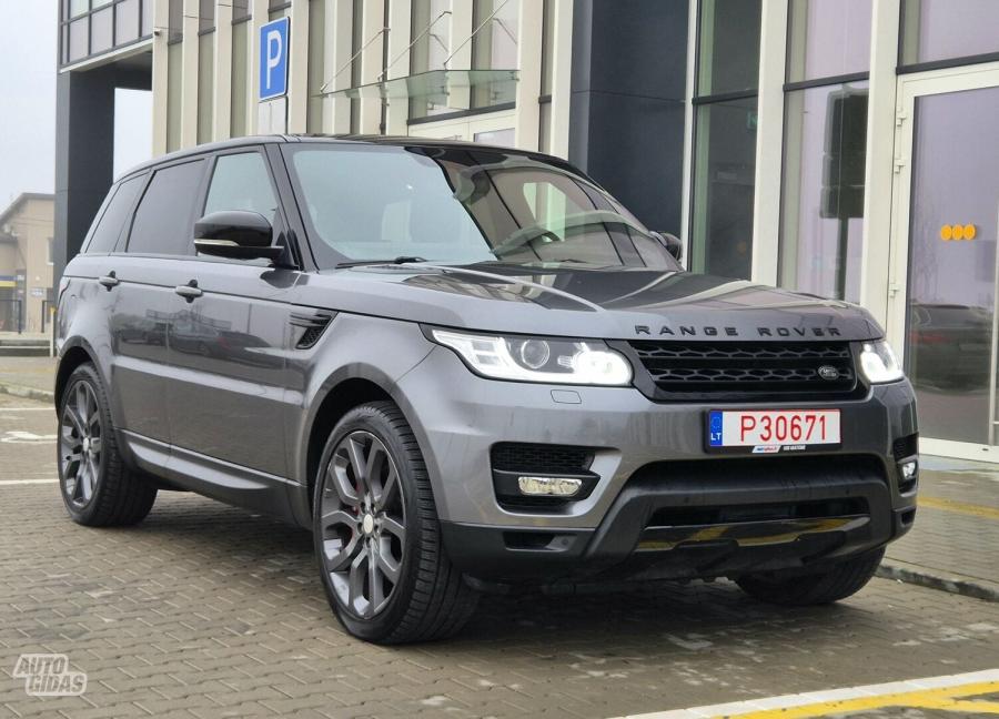 Pelēks Land Rover Range Rover Sport 2014 Viļņa, ar dzinēja tilpumu 3.00 L un nobraukumu 203 tūkst. km par 14950 €, foto 6 vietnē AUTOMOTO.COM.LV