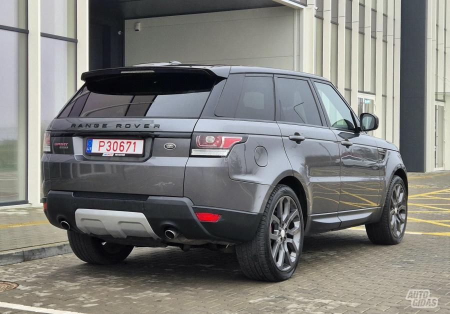 Pelēks Land Rover Range Rover Sport 2014 Viļņa, ar dzinēja tilpumu 3.00 L un nobraukumu 203 tūkst. km par 14950 €, foto 9 vietnē AUTOMOTO.COM.LV