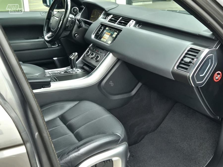 Pelēks Land Rover Range Rover Sport 2014 Viļņa, ar dzinēja tilpumu 3.00 L un nobraukumu 203 tūkst. km par 14950 €, foto 11 vietnē AUTOMOTO.COM.LV