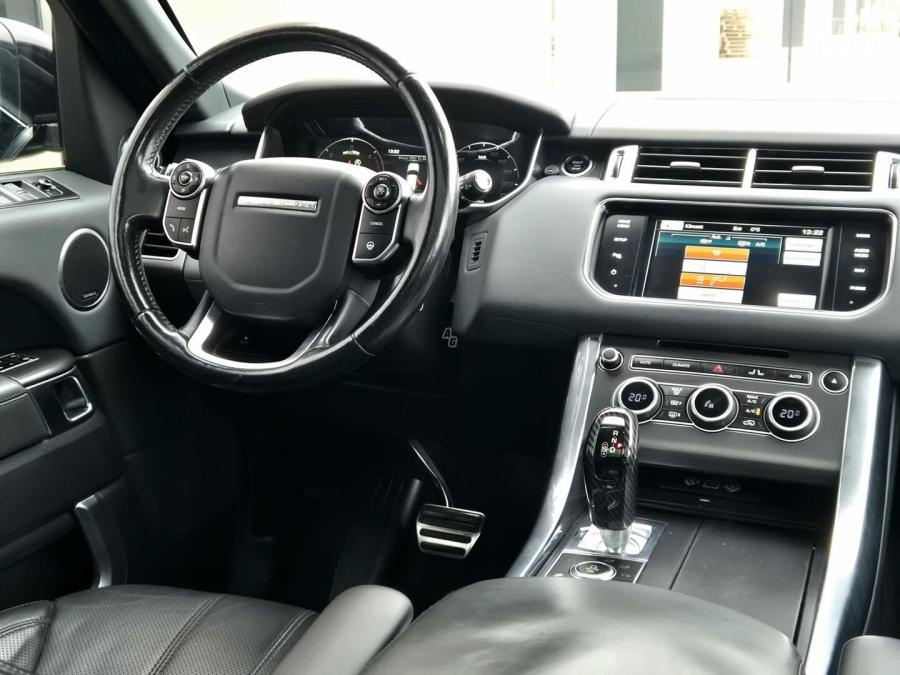 Pelēks Land Rover Range Rover Sport 2014 Viļņa, ar dzinēja tilpumu 3.00 L un nobraukumu 203 tūkst. km par 14950 €, foto 13 vietnē AUTOMOTO.COM.LV
