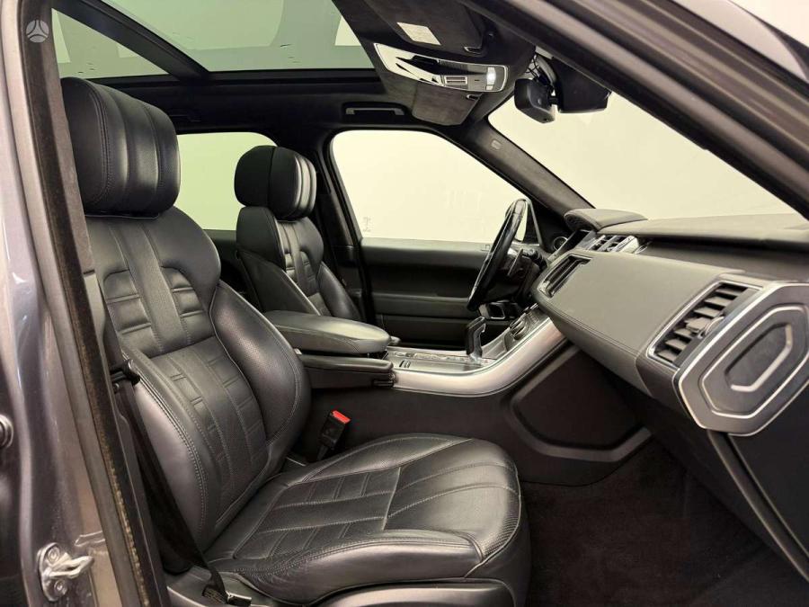 Pelēks Land Rover Range Rover Sport 2014 Viļņa, ar dzinēja tilpumu 2.99 L un nobraukumu 320 tūkst. km par 16500 €, foto 9 vietnē AUTOMOTO.COM.LV