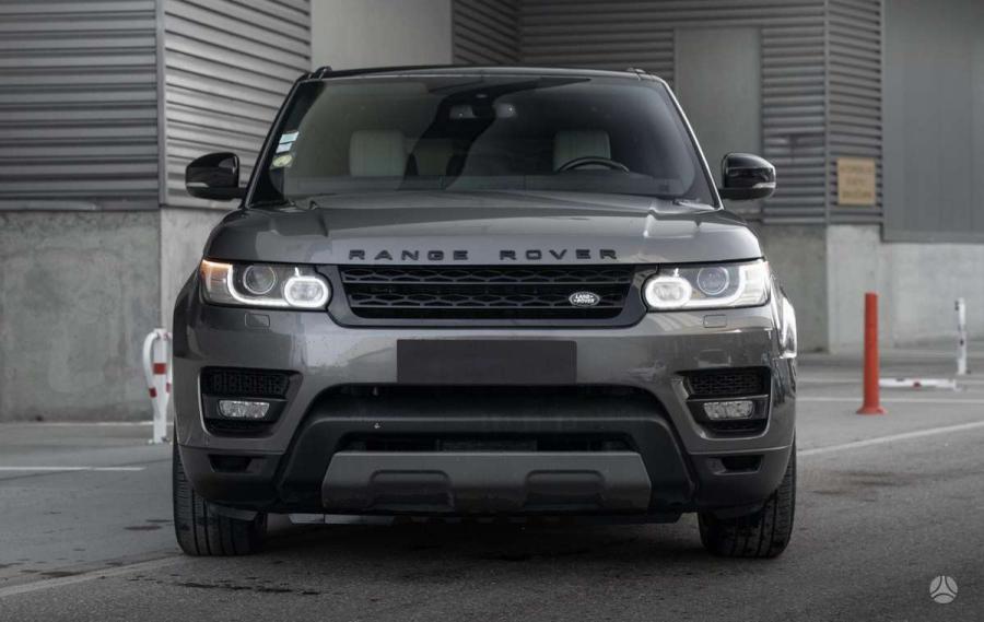 Pelēks Land Rover Range Rover Sport 2014 Viļņa, ar dzinēja tilpumu 2.99 L un nobraukumu 197 tūkst. km par 15000 €, foto 1 vietnē AUTOMOTO.COM.LV