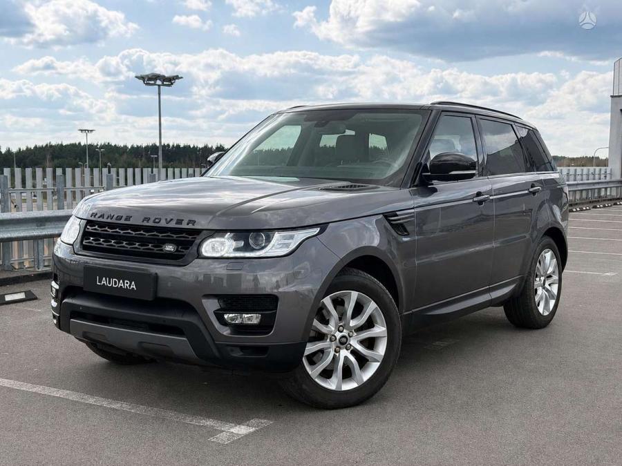 Pelēks Land Rover Range Rover Sport 2014 Viļņa, ar dzinēja tilpumu 2.99 L un nobraukumu 199 tūkst. km par 14600 €, foto 1 vietnē AUTOMOTO.COM.LV