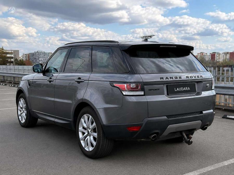 Pelēks Land Rover Range Rover Sport 2014 Viļņa, ar dzinēja tilpumu 2.99 L un nobraukumu 199 tūkst. km par 14600 €, foto 4 vietnē AUTOMOTO.COM.LV