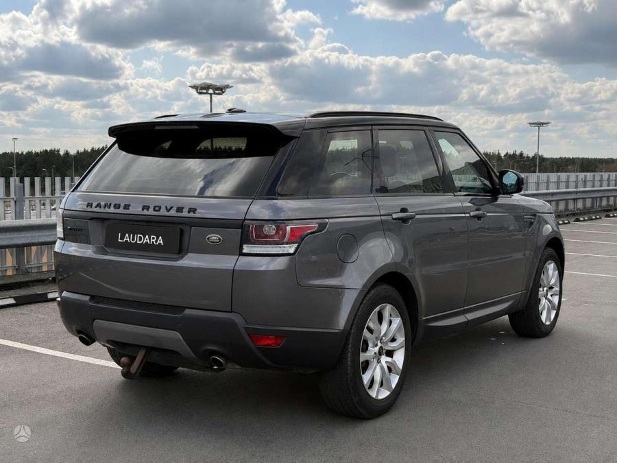 Pelēks Land Rover Range Rover Sport 2014 Viļņa, ar dzinēja tilpumu 2.99 L un nobraukumu 199 tūkst. km par 14600 €, foto 8 vietnē AUTOMOTO.COM.LV