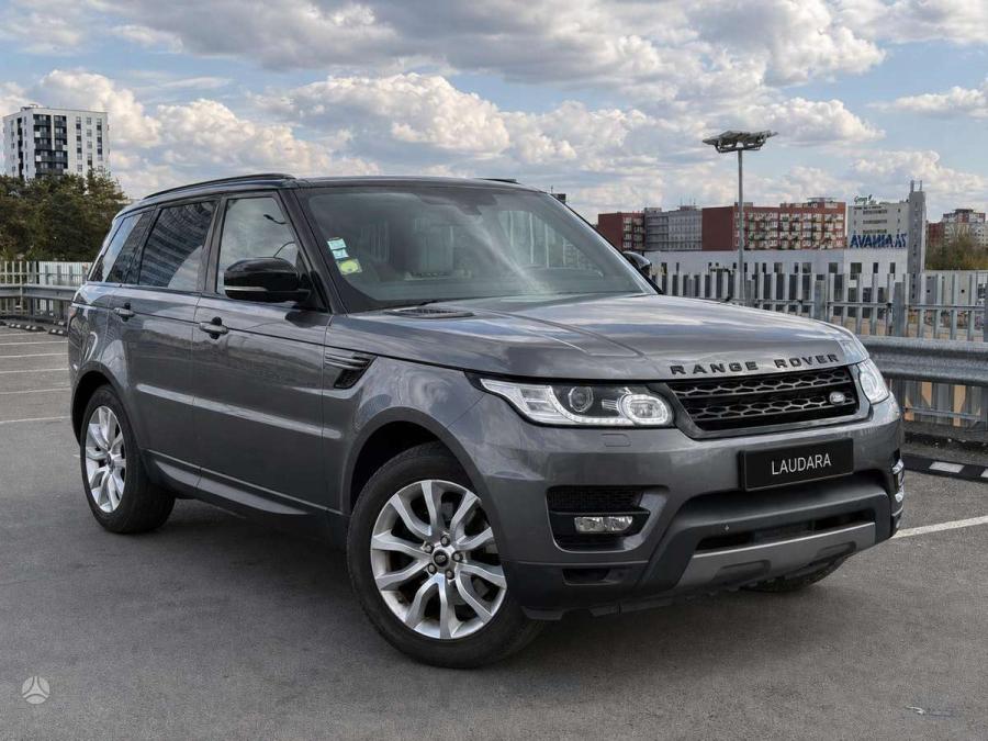 Pelēks Land Rover Range Rover Sport 2014 Viļņa, ar dzinēja tilpumu 2.99 L un nobraukumu 199 tūkst. km par 14600 €, foto 10 vietnē AUTOMOTO.COM.LV