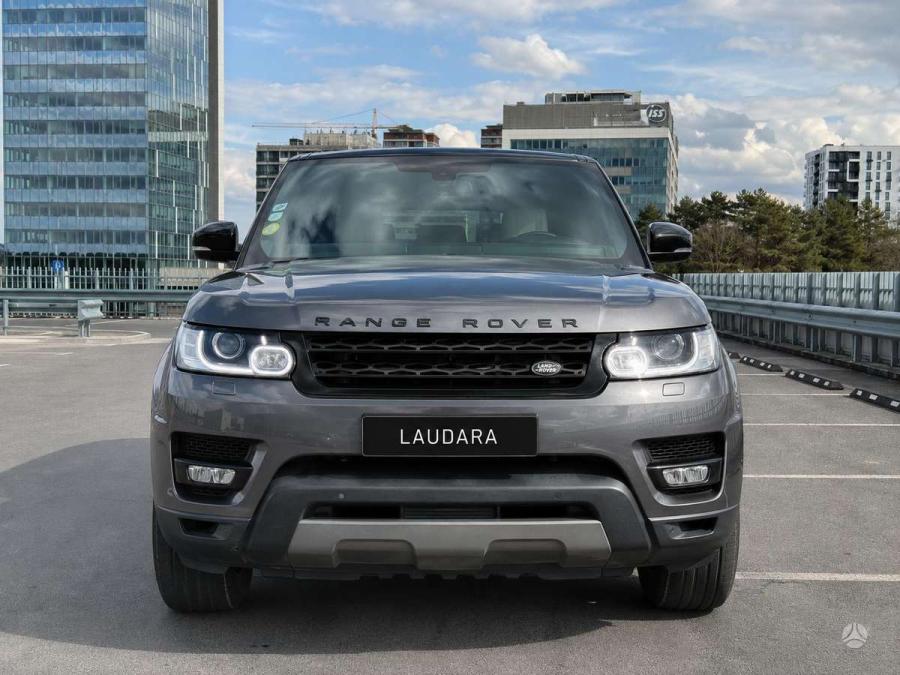 Pelēks Land Rover Range Rover Sport 2014 Viļņa, ar dzinēja tilpumu 2.99 L un nobraukumu 199 tūkst. km par 14600 €, foto 11 vietnē AUTOMOTO.COM.LV