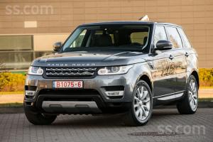 Pelēks Land Rover Range Rover Sport 2014 Jelgava, ar dzinēja tilpumu 3.00 L un nobraukumu 127 tūkst. km par 15800 €, foto  vietnē AUTOMOTO.COM.LV