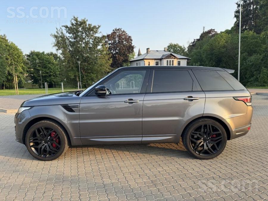 Pelēks Land Rover Range Rover Sport 2015 Rīga, ar dzinēja tilpumu 3.00 L un nobraukumu 124 tūkst. km par 19700 €, foto 2 vietnē AUTOMOTO.COM.LV