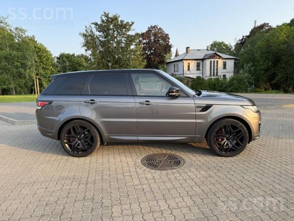 Pelēks Land Rover Range Rover Sport 2015 Rīga, ar dzinēja tilpumu 3.00 L un nobraukumu 124 tūkst. km par 19700 €, foto 5 vietnē AUTOMOTO.COM.LV