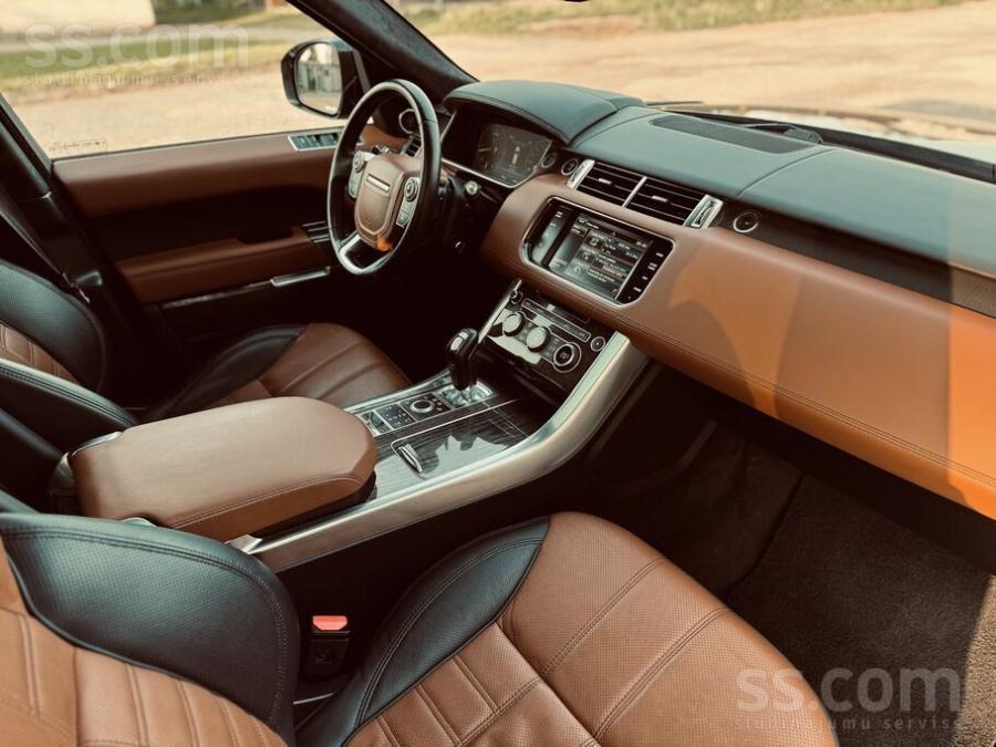 Pelēks Land Rover Range Rover Sport 2015 Rīga, ar dzinēja tilpumu 3.00 L un nobraukumu 124 tūkst. km par 19700 €, foto 9 vietnē AUTOMOTO.COM.LV