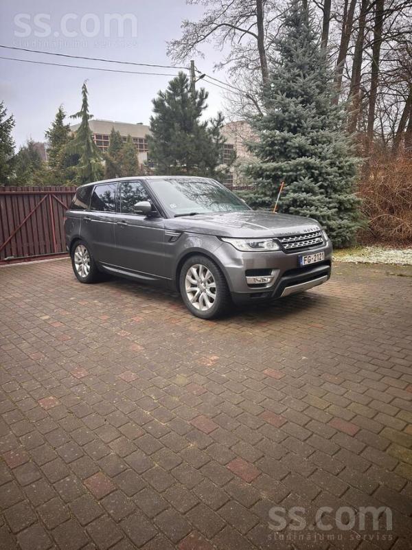 Grey Land Rover Range Rover Sport 2015 in Riga, with an engine capacity of 3.00 L and mileage of 0 thousand km for 15550 €, photo 2 on AUTOMOTO.COM.LV