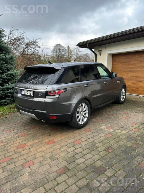 Grey Land Rover Range Rover Sport 2015 in Riga, with an engine capacity of 3.00 L and mileage of 0 thousand km for 15550 €, photo 8 on AUTOMOTO.COM.LV