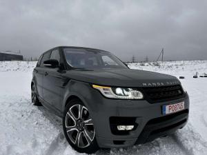 Grey Land Rover Range Rover Sport 2015 in Vilnius, with an engine capacity of 2.99 L and mileage of 239 thousand km for 17600 €, photo  on AUTOMOTO.COM.LV