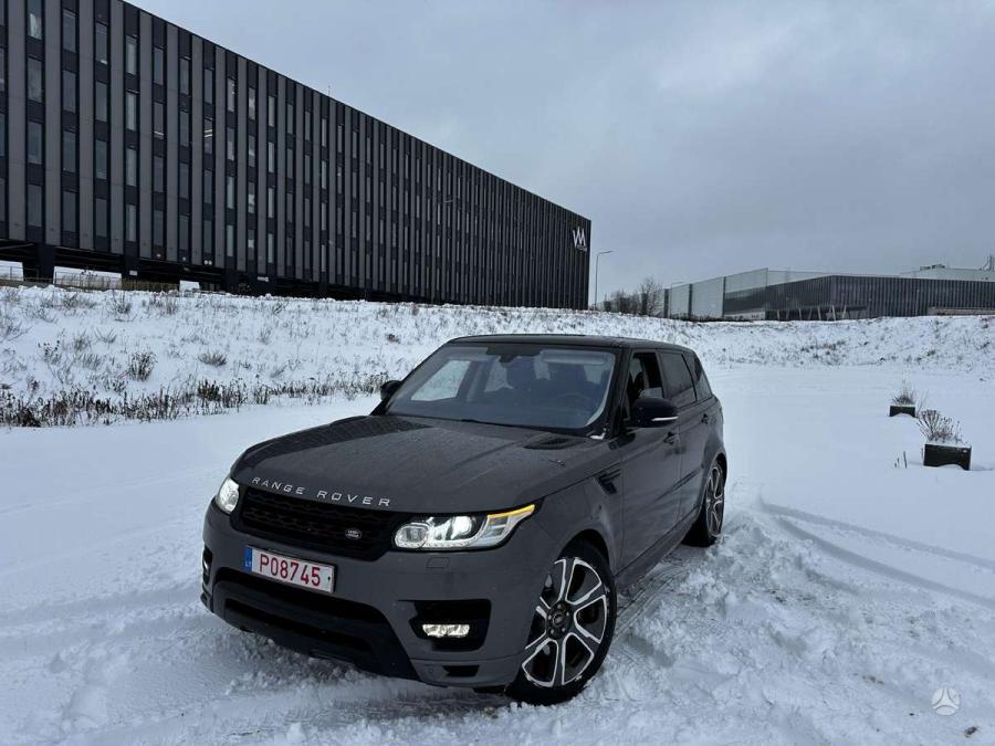 Pelēks Land Rover Range Rover Sport 2015 Viļņa, ar dzinēja tilpumu 2.99 L un nobraukumu 239 tūkst. km par 17600 €, foto 4 vietnē AUTOMOTO.COM.LV