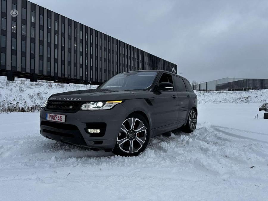 Pelēks Land Rover Range Rover Sport 2015 Viļņa, ar dzinēja tilpumu 2.99 L un nobraukumu 239 tūkst. km par 17600 €, foto 6 vietnē AUTOMOTO.COM.LV
