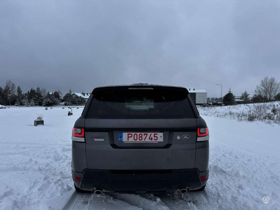 Pelēks Land Rover Range Rover Sport 2015 Viļņa, ar dzinēja tilpumu 2.99 L un nobraukumu 239 tūkst. km par 17600 €, foto 10 vietnē AUTOMOTO.COM.LV