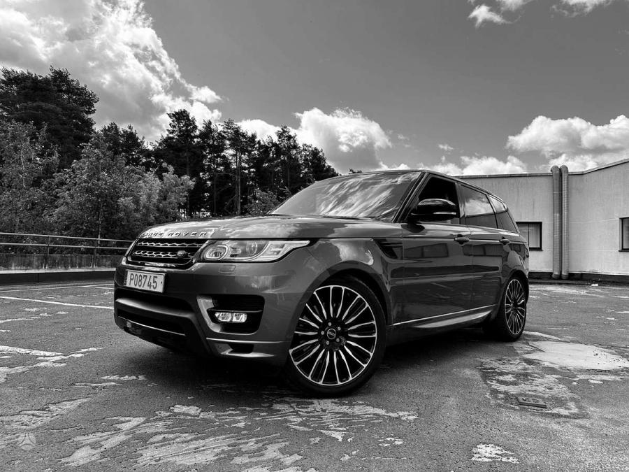 Pelēks Land Rover Range Rover Sport 2015 Viļņa, ar dzinēja tilpumu 2.99 L un nobraukumu 239 tūkst. km par 17600 €, foto 34 vietnē AUTOMOTO.COM.LV