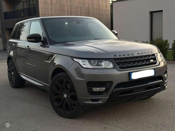 Pelēks Land Rover Range Rover Sport 2015 Klaipėda, ar dzinēja tilpumu 5.00 L un nobraukumu 187 tūkst. km par 23400 €, foto 3 vietnē AUTOMOTO.COM.LV